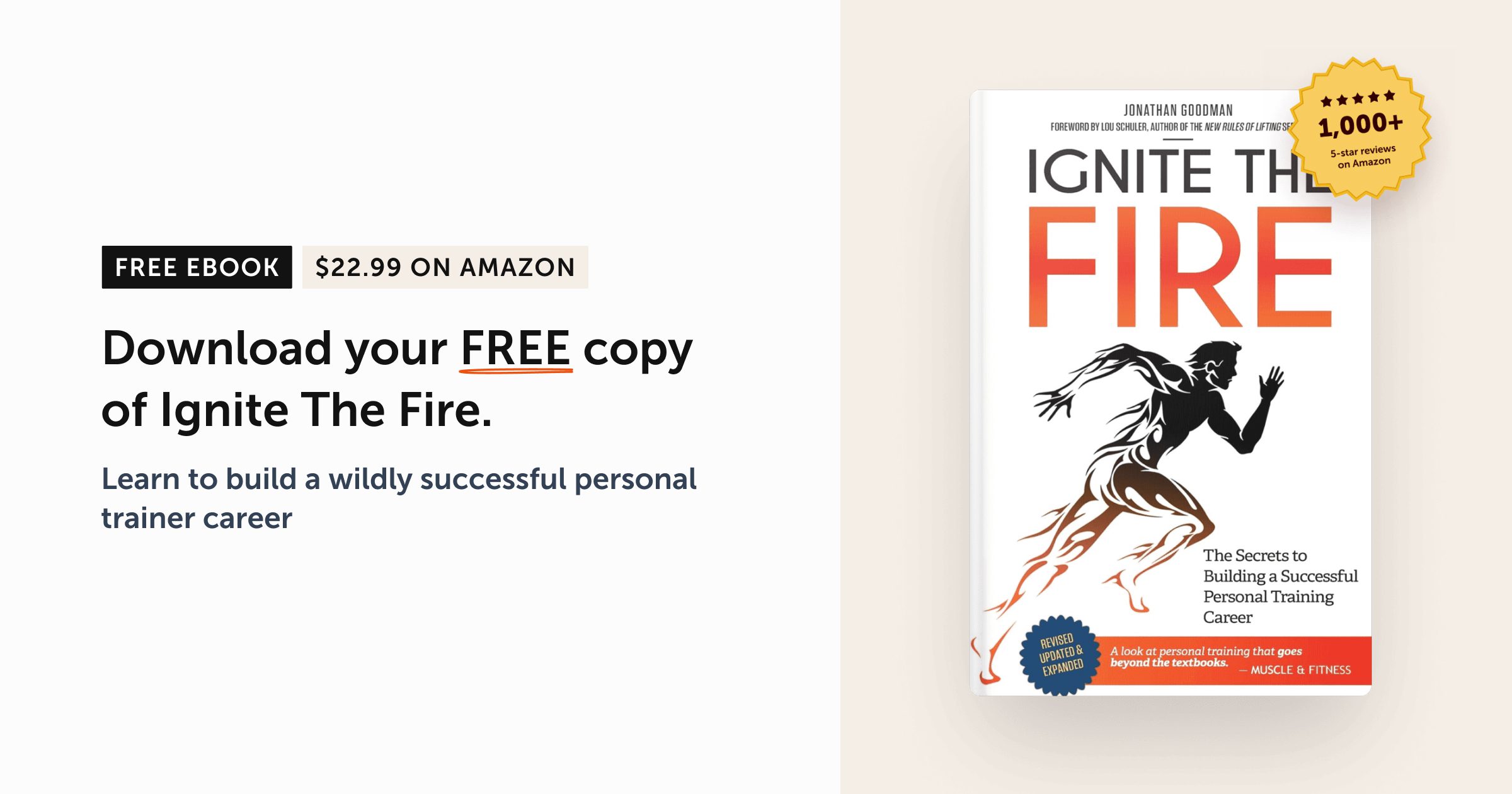 Download your FREE copy of Ignite The Fire | Jonathan Goodman