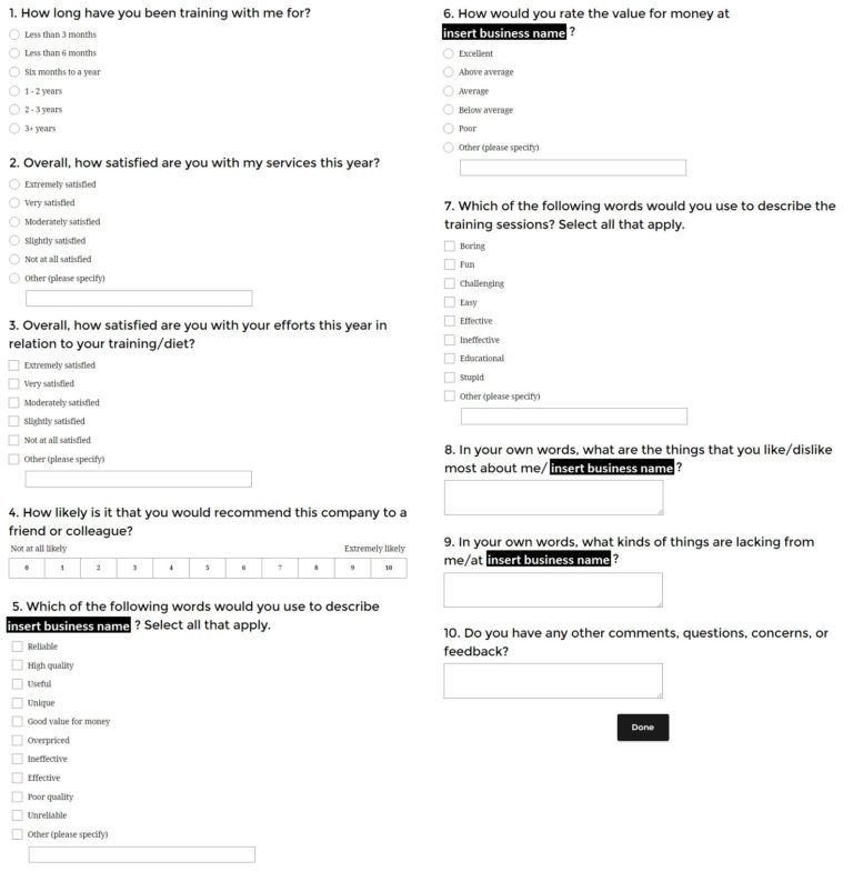 5 Steps to Ask for Client Feedback and Improve Your Personal Training